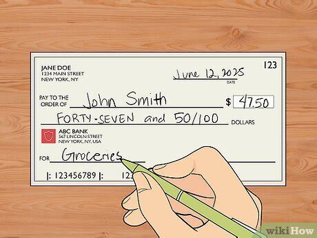 How To Write A Wedding Check 60 Photos
