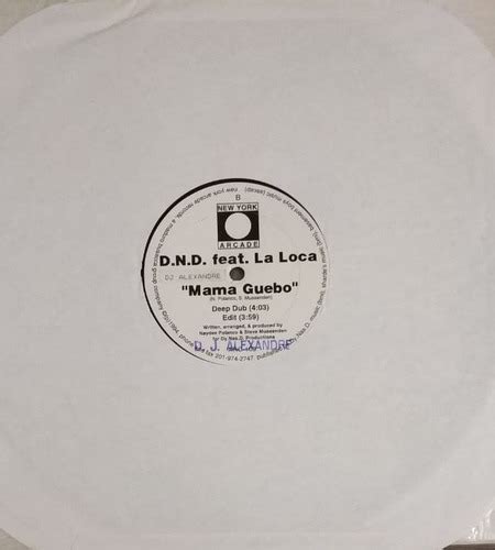 Dnd Featuring La Loca Mama Guebo 12 Single Raro Mercadolivre