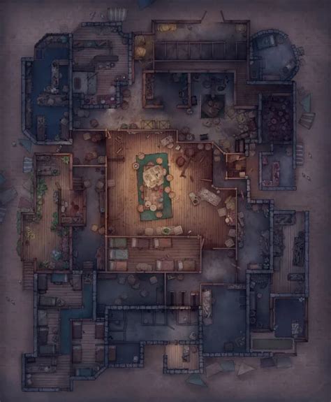Thieves Guild Hideout Czepeku Maps In 2024 Building Map