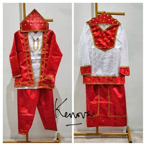 Jual Baju Adat Maluku Ambon Sma Dewasa Laki Perempuan Cewek Cowok