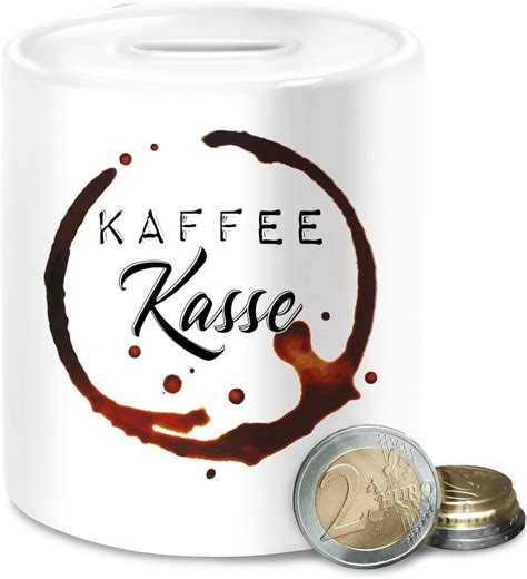 Amazonde Spardose Trinkgeld Kaffeekasse Kaffee Kasse Friseur Arztpraxis Unisize Weiß
