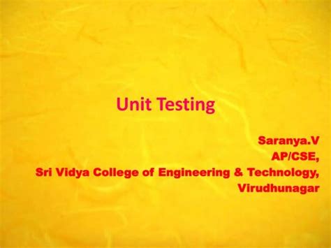 Unit Testing With Junit Pdf