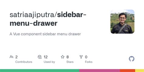 GitHub Satriaajiputra Sidebar Menu Drawer A Vue Component Sidebar Menu Drawer