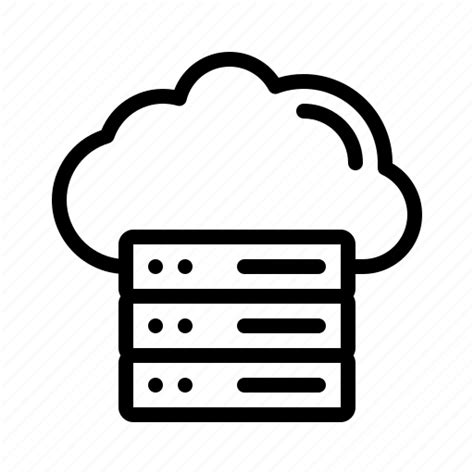 cloud server computing database storage icon download on iconfinder