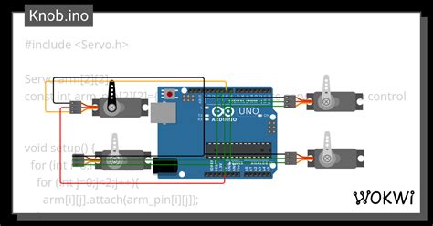 Knob Ino Copy Copy Wokwi ESP32 STM32 Arduino Simulator