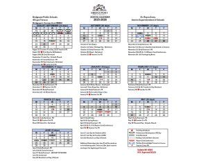 Bridgeport Public Schools Calendar 2026 2027 Download