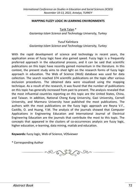 Pdf Mapping Fuzzy Logic In Learning Environments