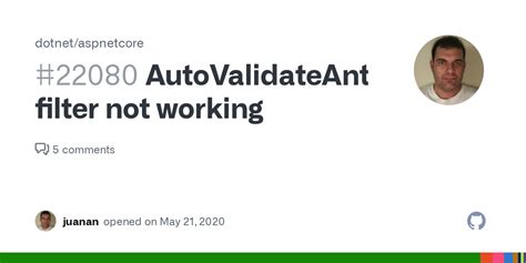 AutoValidateAntiforgeryToken Filter Not Working Issue Dotnet Aspnetcore GitHub