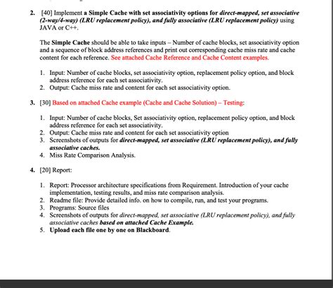 Solved Implement A Simple Cache With Set Chegg Com