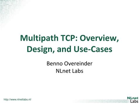 Ppt Multipath Tcp Overview Design And Use Cases Powerpoint