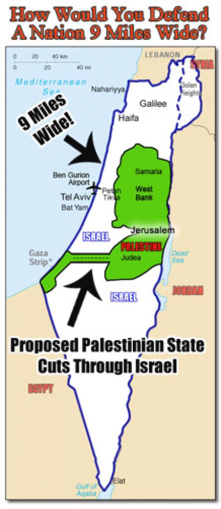 Palestine Two State Solution Map Printable Map