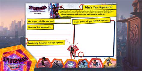 Spider Man™ Whos Your Superhero Activity Sheet