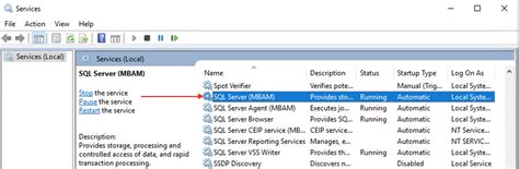 error 1064 an exception occurred in the service when handling the