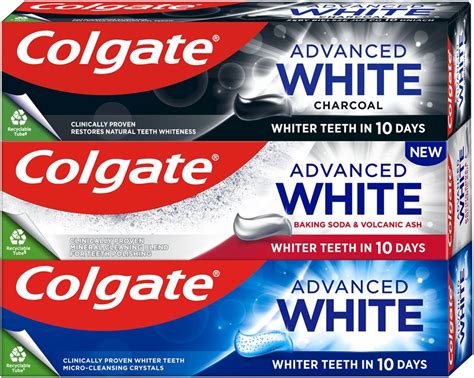 Colgate Advanced White Mix Trio Whitening Toothpaste Uk