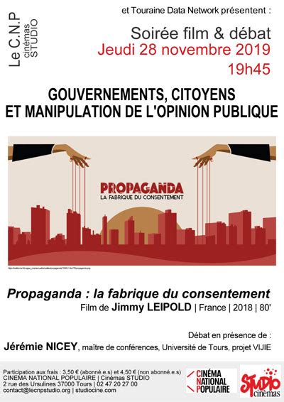 Gouvernements Citoyens Et Manipulation De Lopinion Publique Cinémas