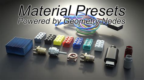 Material Presets Blender Market