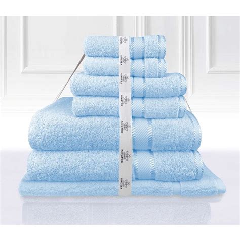 Kingtex Towel T Pack Bath Towel Set Bath Sheet Set 7pcs Yellow