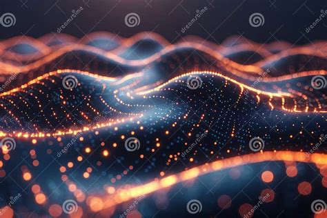 digital abstract for tech processes ai neural networks sound