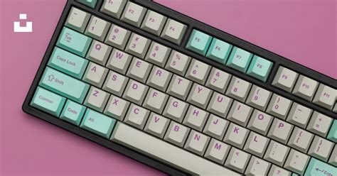 A Close Up Of A Keyboard On A Pink Background Photo Free Tsangan