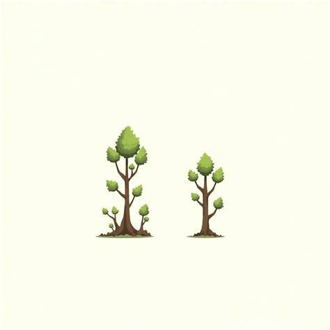 Young Tree Saplings Sprite For Game Stable Diffusion Online