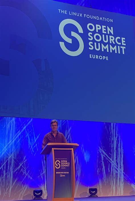 openuk on twitter our first keynote at linuxfoundation s ossummit dublin eith lf executive