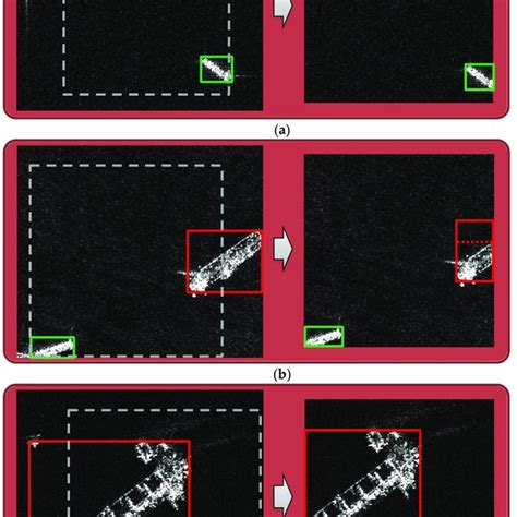 Three Training Samples Of Synthetic Aperture Radar Sar Ship Detection Download Scientific