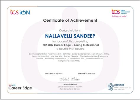 sandeep nallavelli on linkedin tcsioncareeredge tcs tcsion tcs