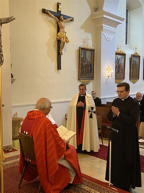 Zeitliche Profess Von Fr Leonhard Sebastian Matthias Schmitt Ot Deutscher Orden