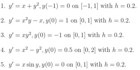 solved 7 use runge kutta of order four to solve exercises