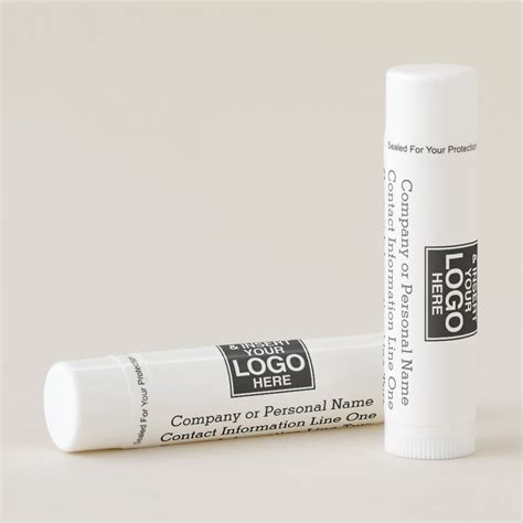Basic Office Business Logo With 3 Lines Of Text Lip Balm Sold By Ros Wilful Sku 119350538