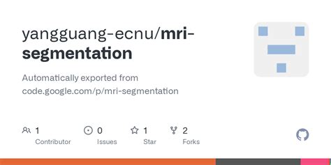 GitHub Yangguang Ecnu Mri Segmentation Automatically Exported From Code Google P Mri
