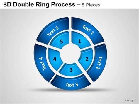 PowerPoint Layout Growth Double Ring Ppt Backgrounds