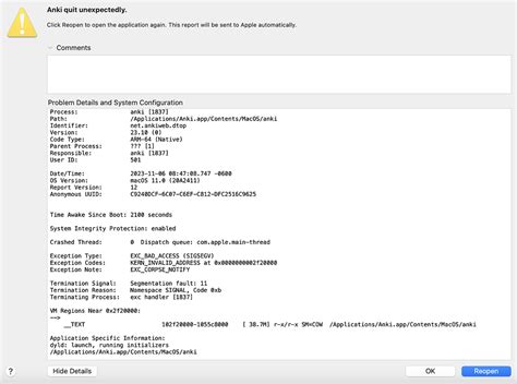 Anki Quit Unexpectedly Issue With Opening New App Download Help