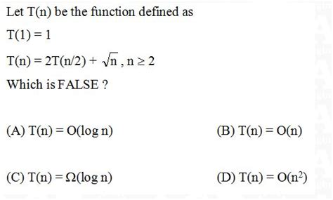 Algorithms Master Theorem