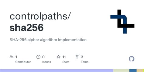 github controlpaths sha256 sha 256 cipher algorithm implementation