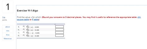 solved 1 exercise 11 1 algo 7 14 points find the value x for