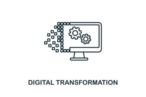 Digital Transformation Icon Graphic By Aimagenarium · Creative Fabrica