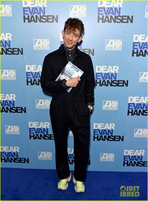 Dear Evan Hansen Opens In London Composer Benj Pasek Walks Carpet