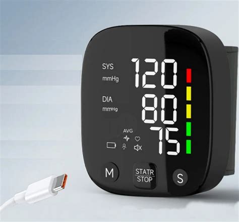 Автоматический тонометр на запястье аккумуляторный HD LED экран от ...