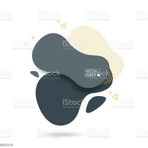 추상적인 현대 그래픽 요소 역동적 인 다채로운 형태와 라인 흐르는 액체 모양 그라데이션 추상 배너 로고 전단지 또는 프레젠테이션 디자인을 위한 템플릿입니다 벡터 3차원