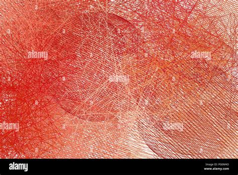 Abstract Geometric Background With Shape Of Messy Random Line Circles