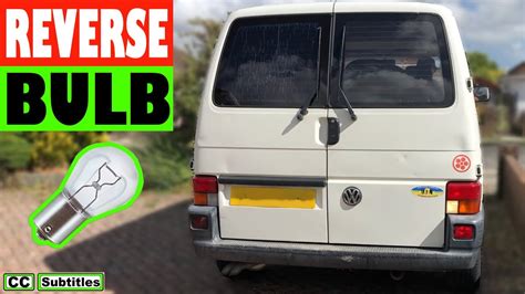 How To Replace Reverse Bulb On Vw T4 Transporter Youtube