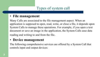 Chapte Structure And System Call Of OS Ppt