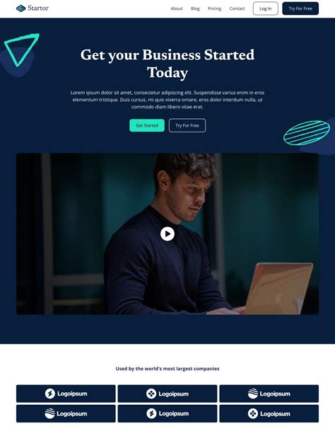 Startor Startup HTML5 Responsive Website Template
