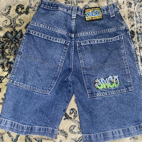 Jnco Jean Shorts Size 16 In Boys Could Fit 27 295 Depop