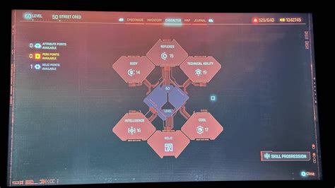 Attribute Points Rcyberpunkgame