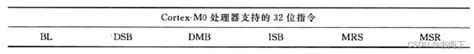 全网最详细的cortex M0指令集汇总cortex M0指令集 Csdn博客