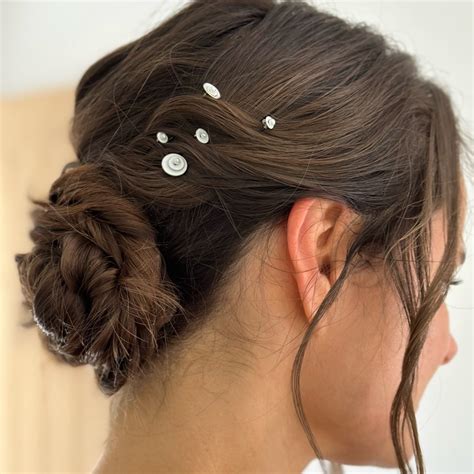 Enamel Hair Slides Honeybourne Jewellery