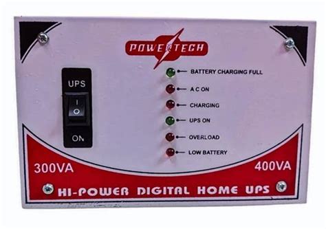 400va Ups Load Capacity 320w Trickle Circuit Inbuilt Overload And