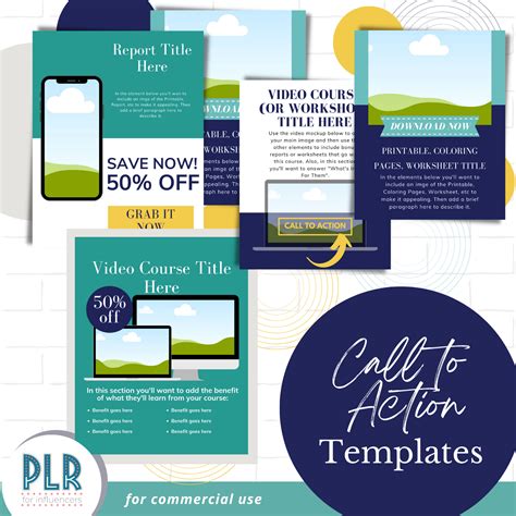 Call To Action Canva Templates Plr For Influencers